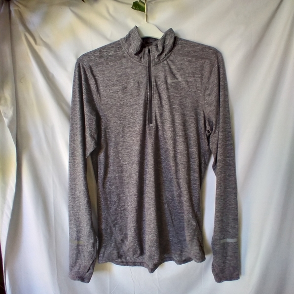 Nike Dry Fit | Tops | Nike Dry Fit Jacket Womens Size S Heathered Gray ...